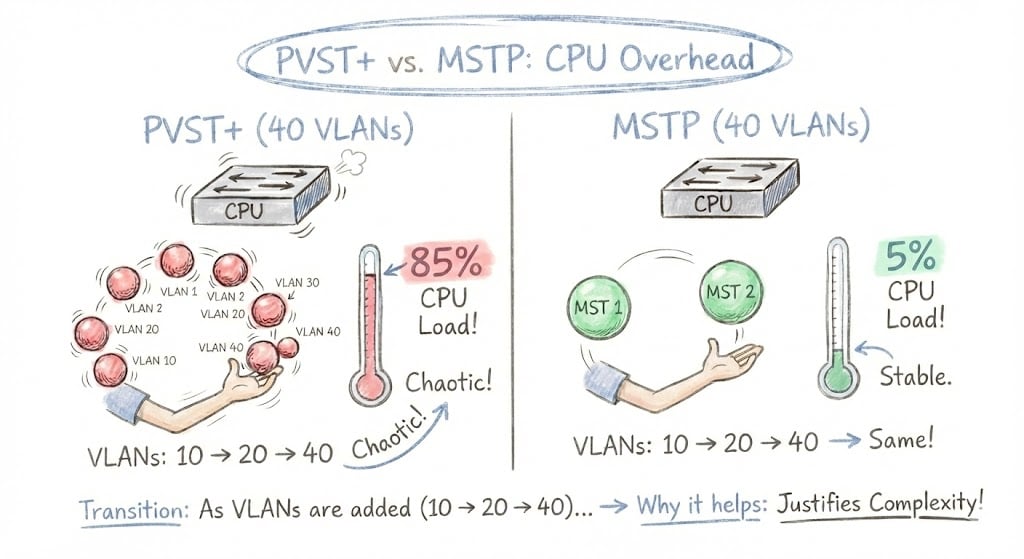 MSTP on EVE-NG: Cisco Configuration Lab Walkthrough