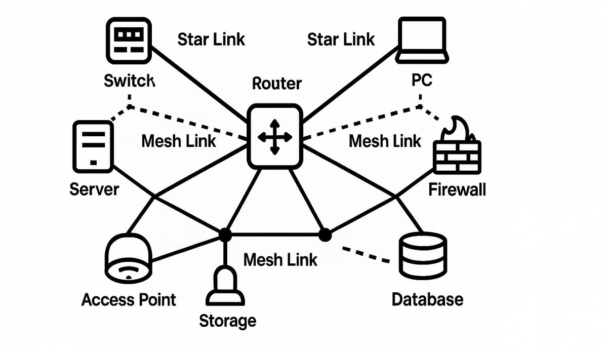Hybrid Network Topology: The Architecture That Powers 87% of Fortune ...